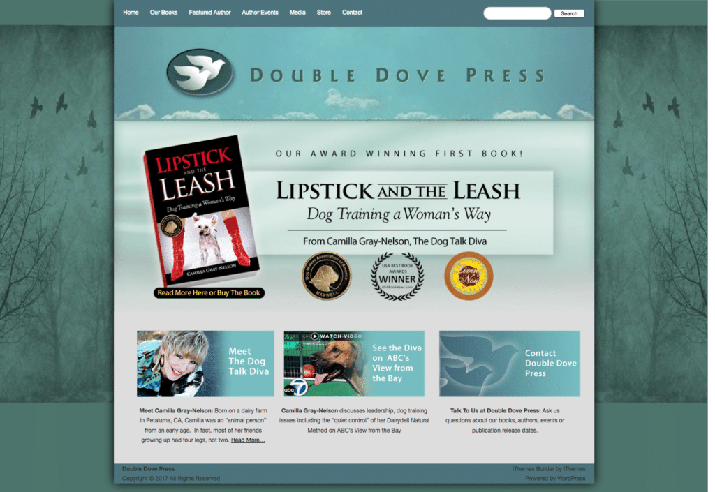 Publisher Website Design - Grey Visual Web Design